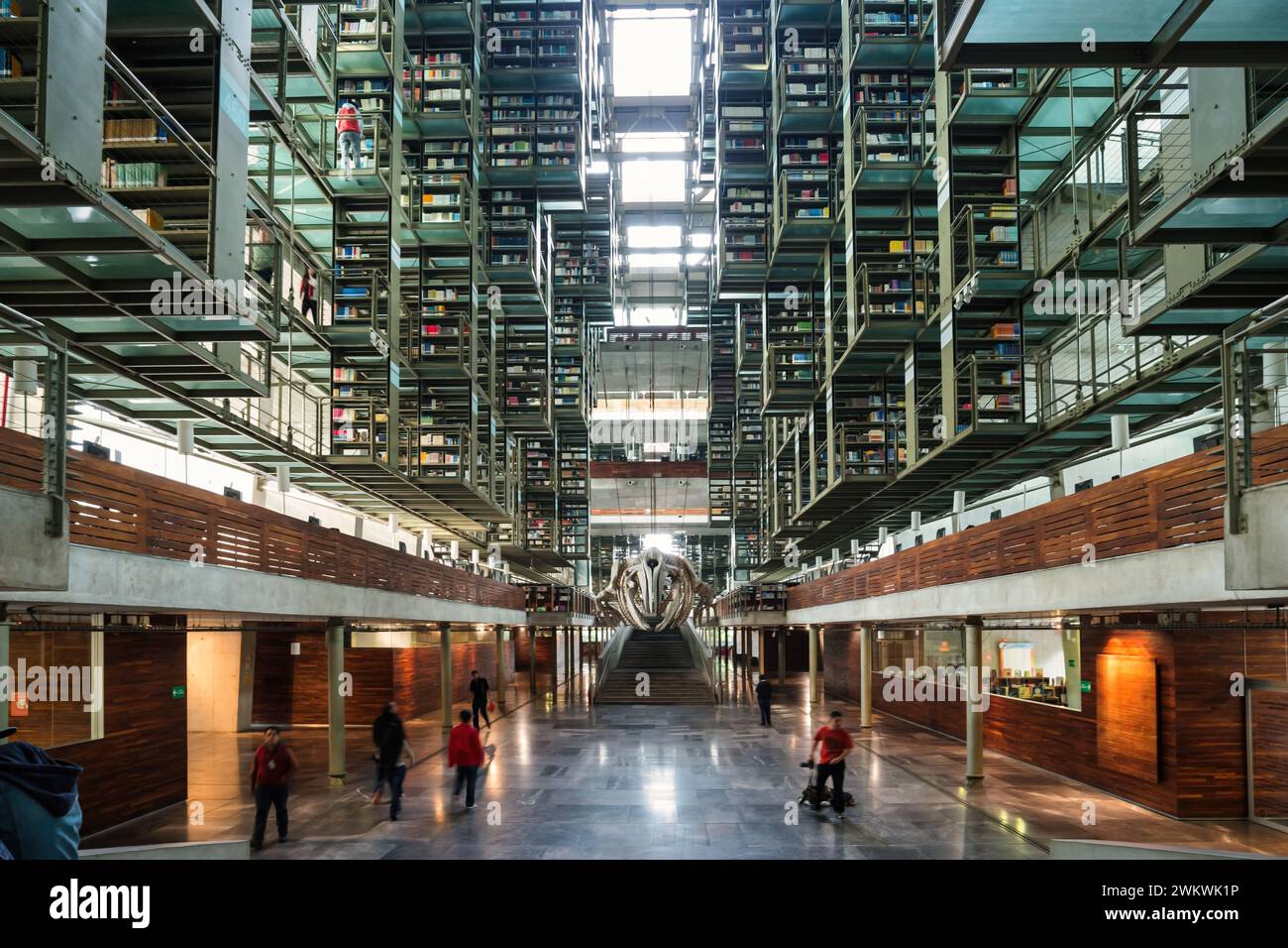 Biblioteca Vasconcelos (Vasconcelos Library) in Mexico City, Mexico ...