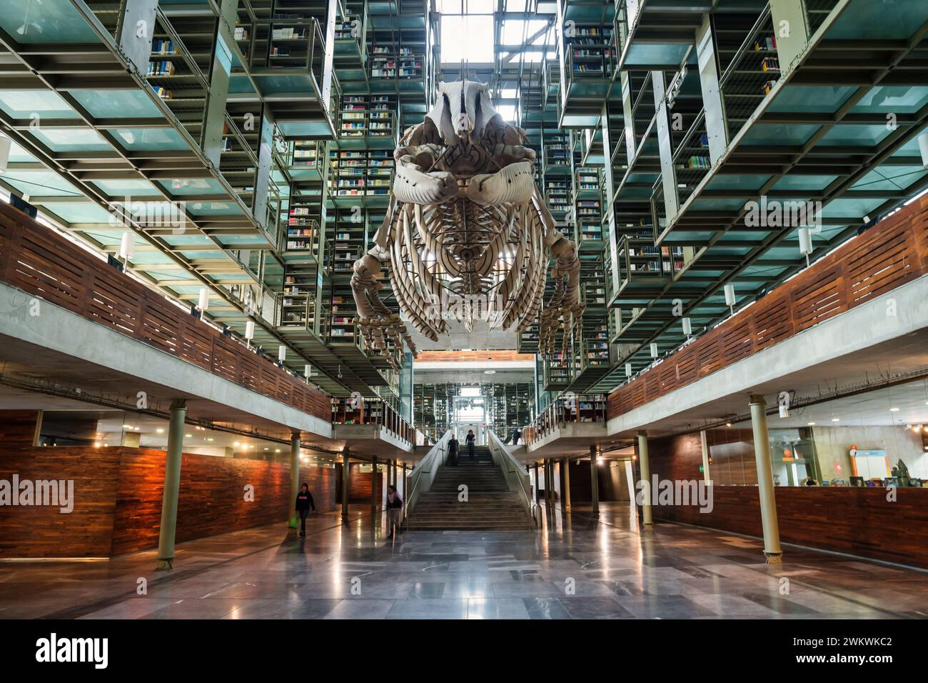 Biblioteca Vasconcelos (Vasconcelos Library) in Mexico City, Mexico ...