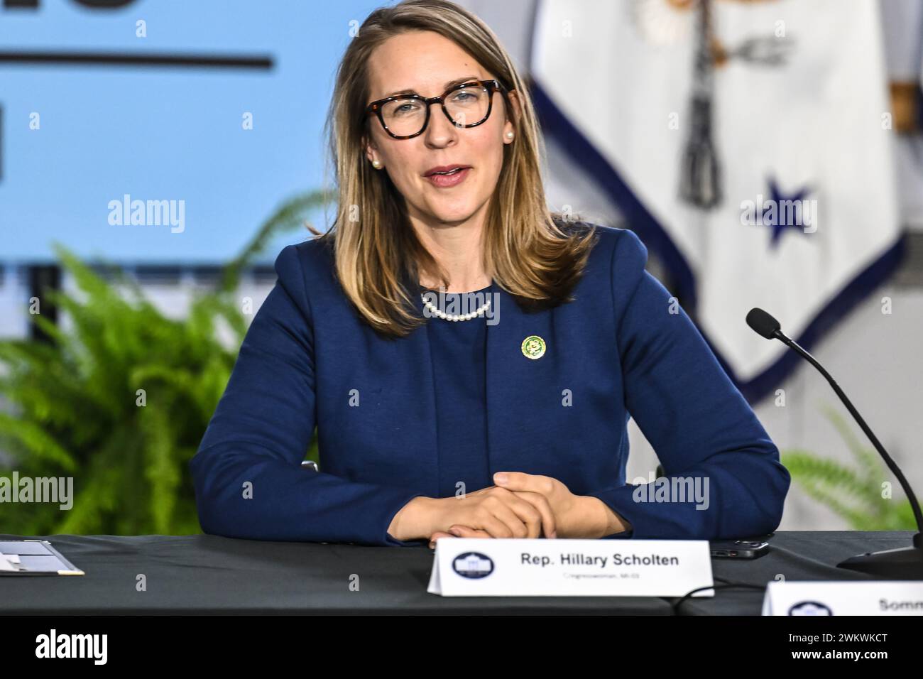 Grand Rapids, Michigan, USA. 22nd Feb, 2024. Rep. HILLARY SCHOLTEN ...