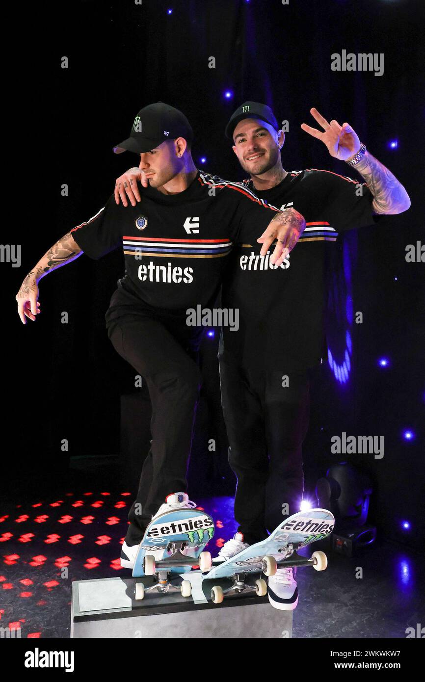 Paris, France. 22nd Feb, 2024. Street skateboard world champion ...