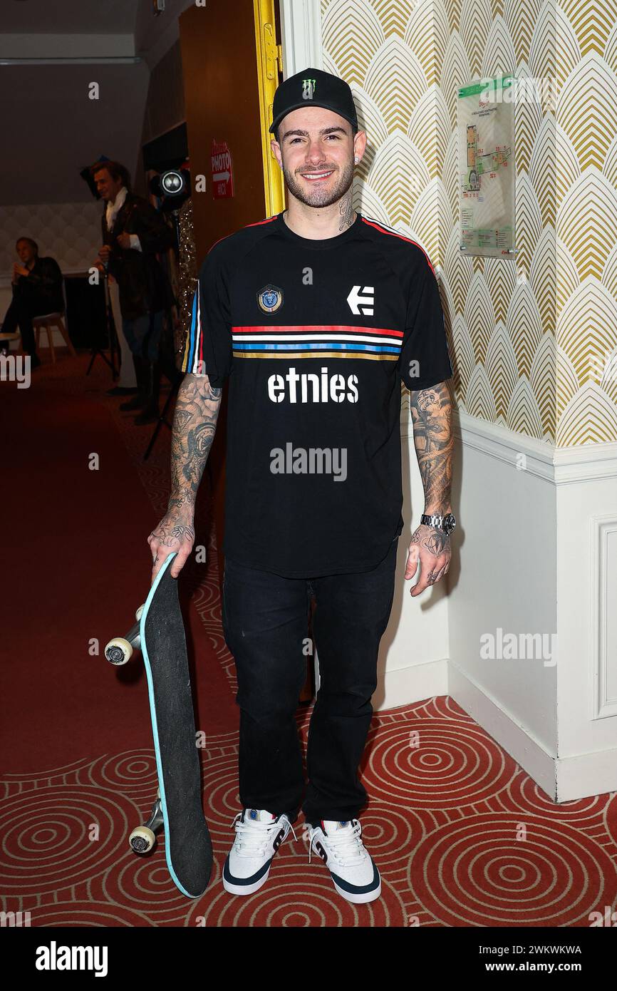 Paris, France. 22nd Feb, 2024. Street skateboard world champion ...