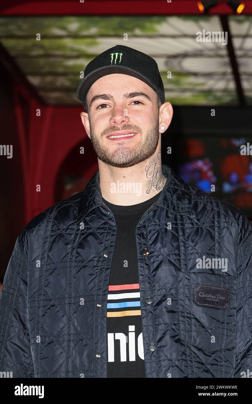 Paris, France. 22nd Feb, 2024. Street skateboard world champion ...