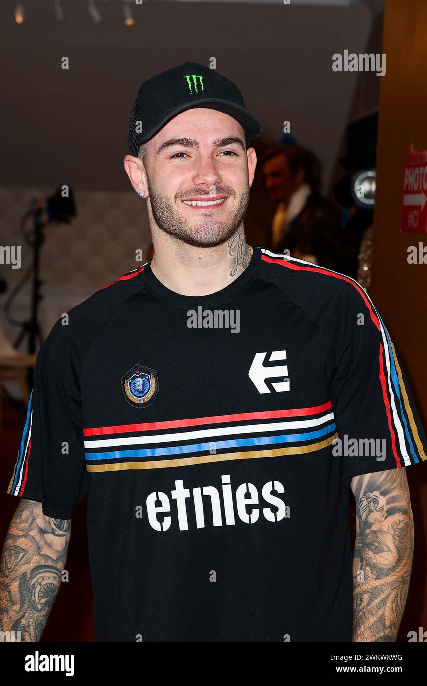 Paris, France. 22nd Feb, 2024. Street skateboard world champion ...