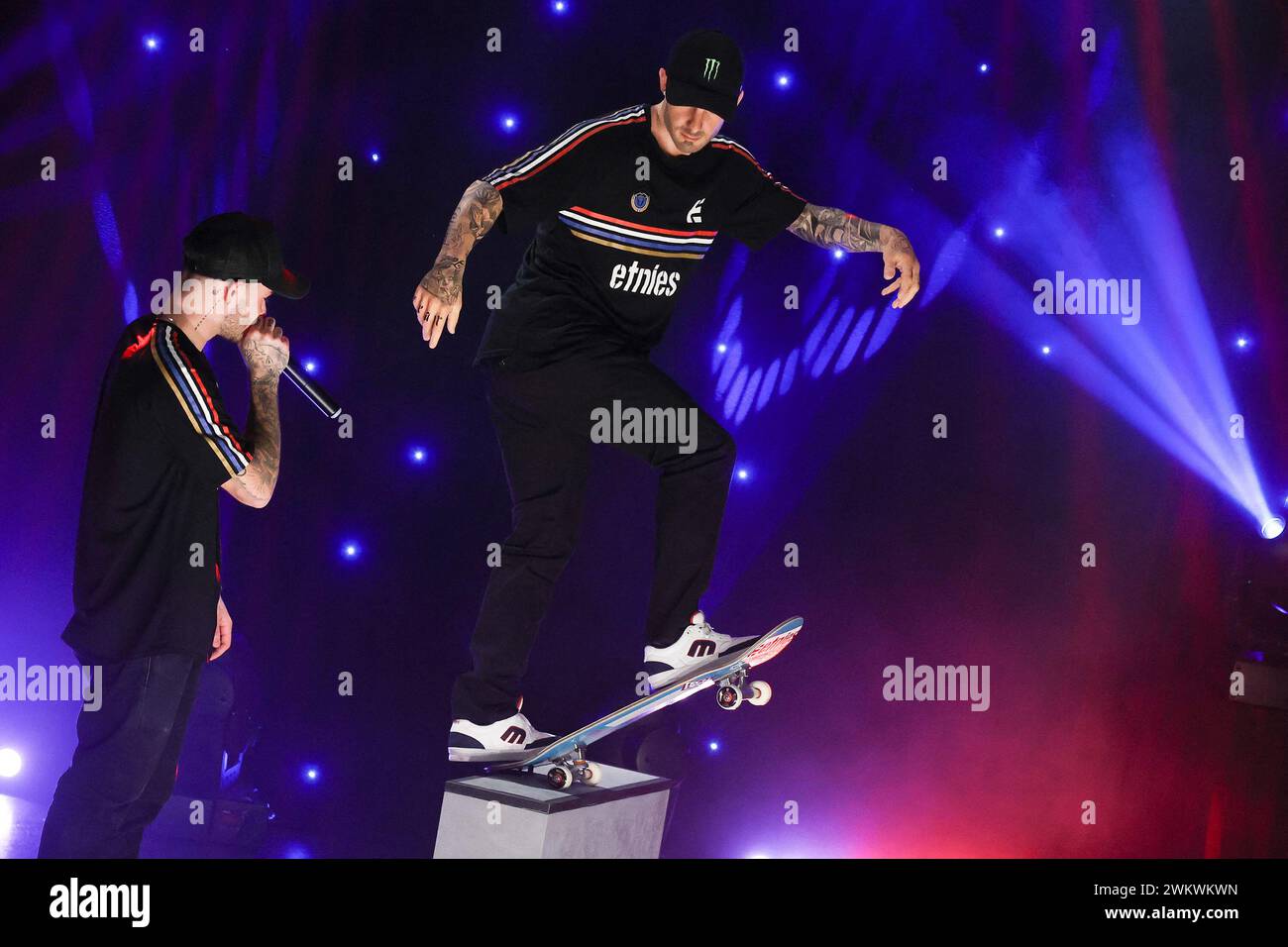 Paris, France. 22nd Feb, 2024. Street skateboard world champion ...