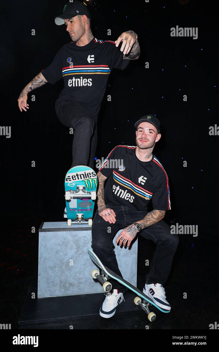 Paris, France. 22nd Feb, 2024. Street skateboard world champion ...