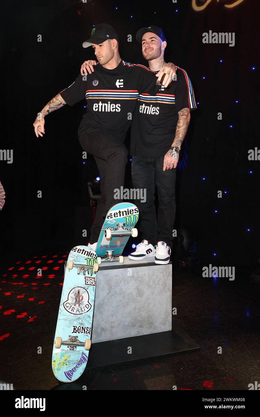 Paris, France. 22nd Feb, 2024. Street skateboard world champion ...