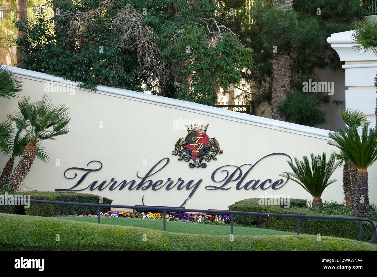 The welcome sign of former FBI informant Alexander Smirnov's residence ...