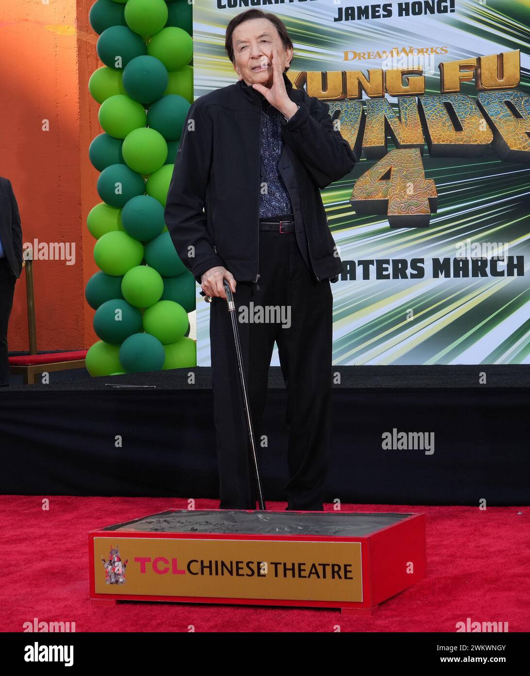 Los Angeles, USA. 22nd Feb, 2024. James Hong at the James Hong Hand ...