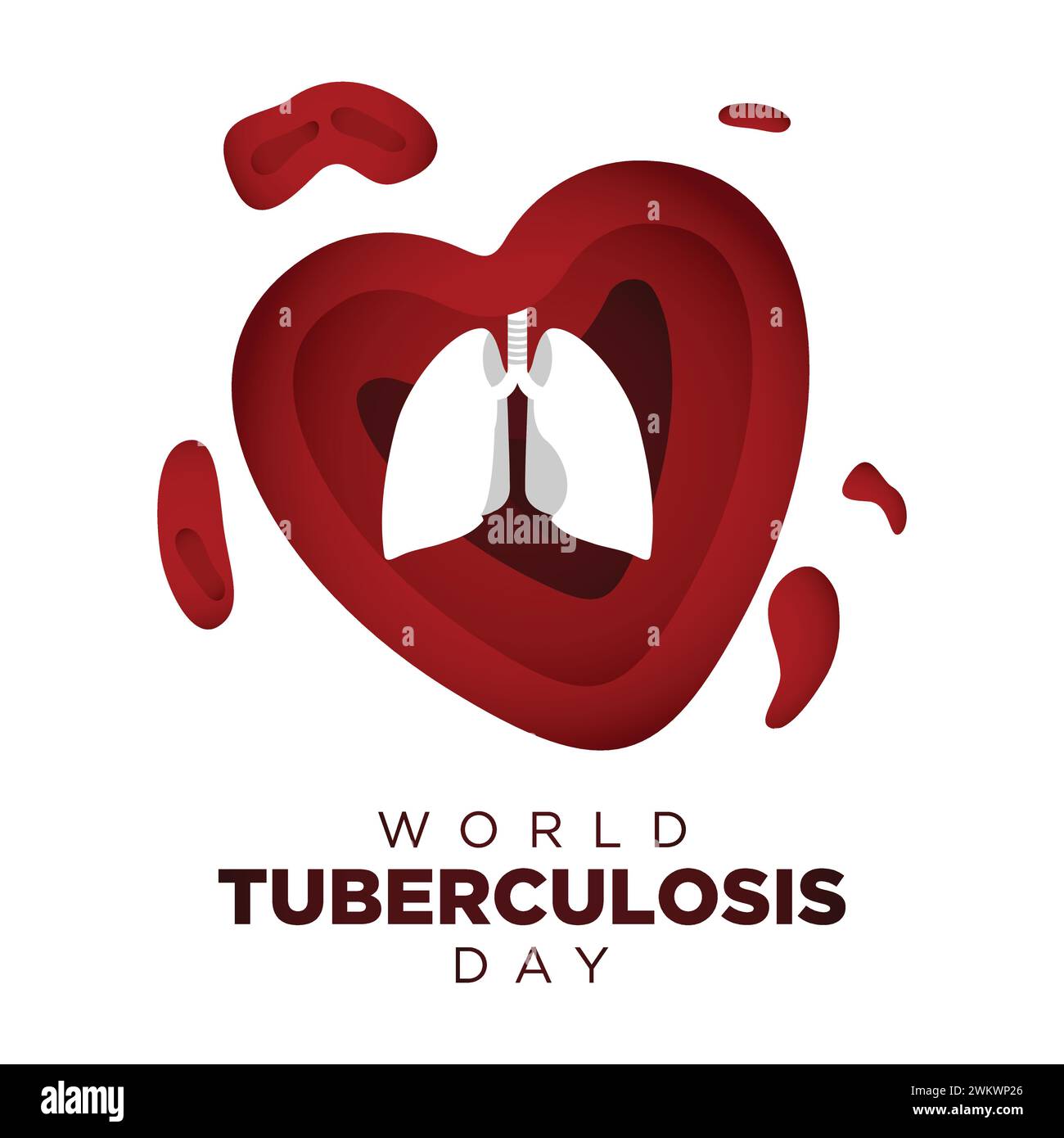 Pulmonary tuberculosis Stock Vector Images - Alamy