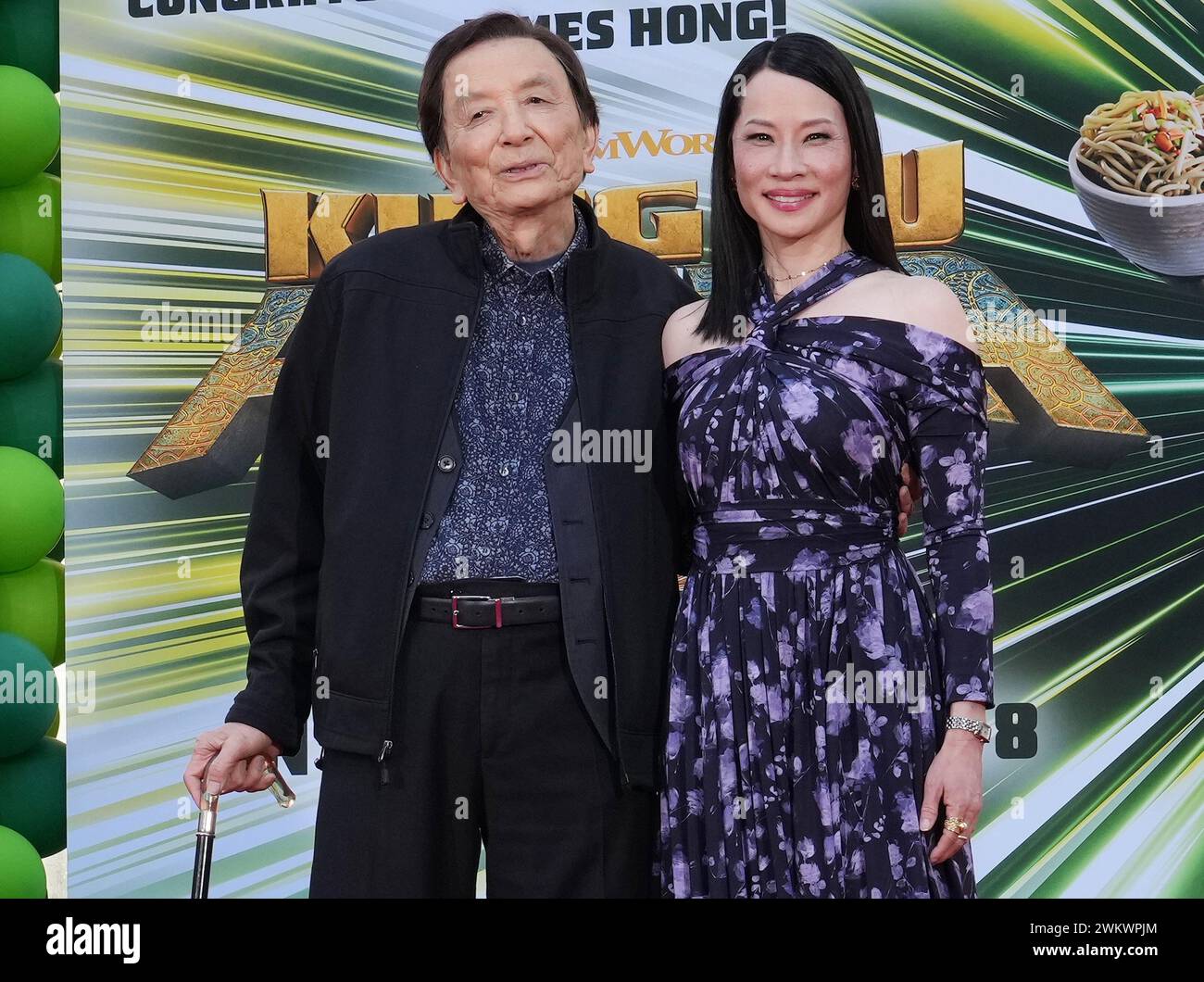 Los Angeles, USA. 22nd Feb, 2024. (L-R) James Hong and Lucy Liu at the ...