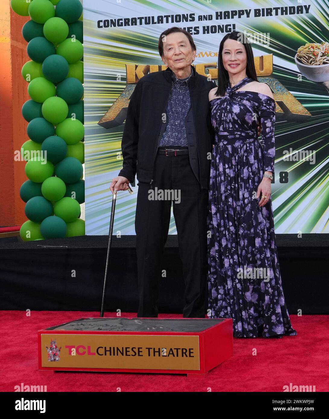 Los Angeles, USA. 22nd Feb, 2024. (L-R) James Hong and Lucy Liu at the ...