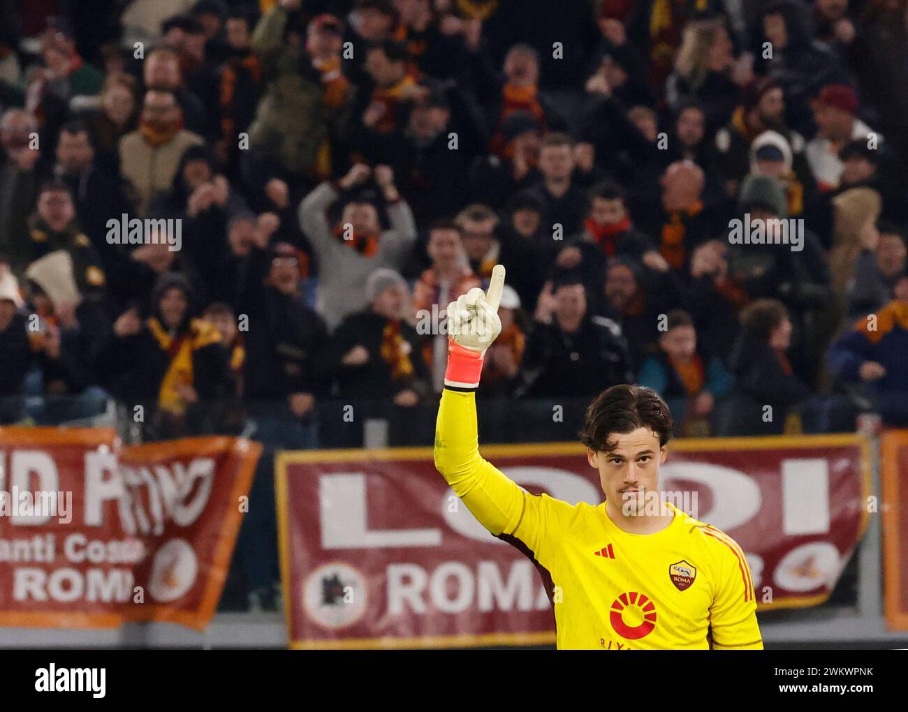 Rome, Italy. 22nd Feb, 2024. Rome, Italy, February 22, 2024. Mile ...