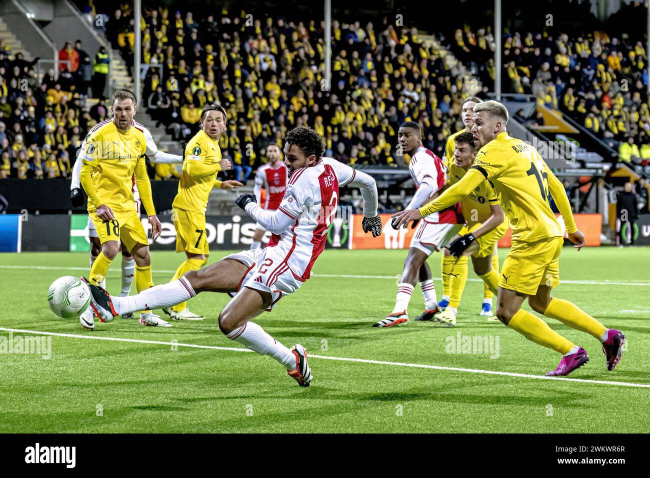 BODO, Norway. 22nd Feb, 2024. football, Conference League Play-off 2nd ...