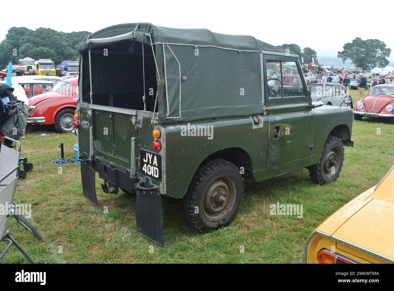 A 1966 Land Rover Series 2A parked on display at the 48th Historic ...