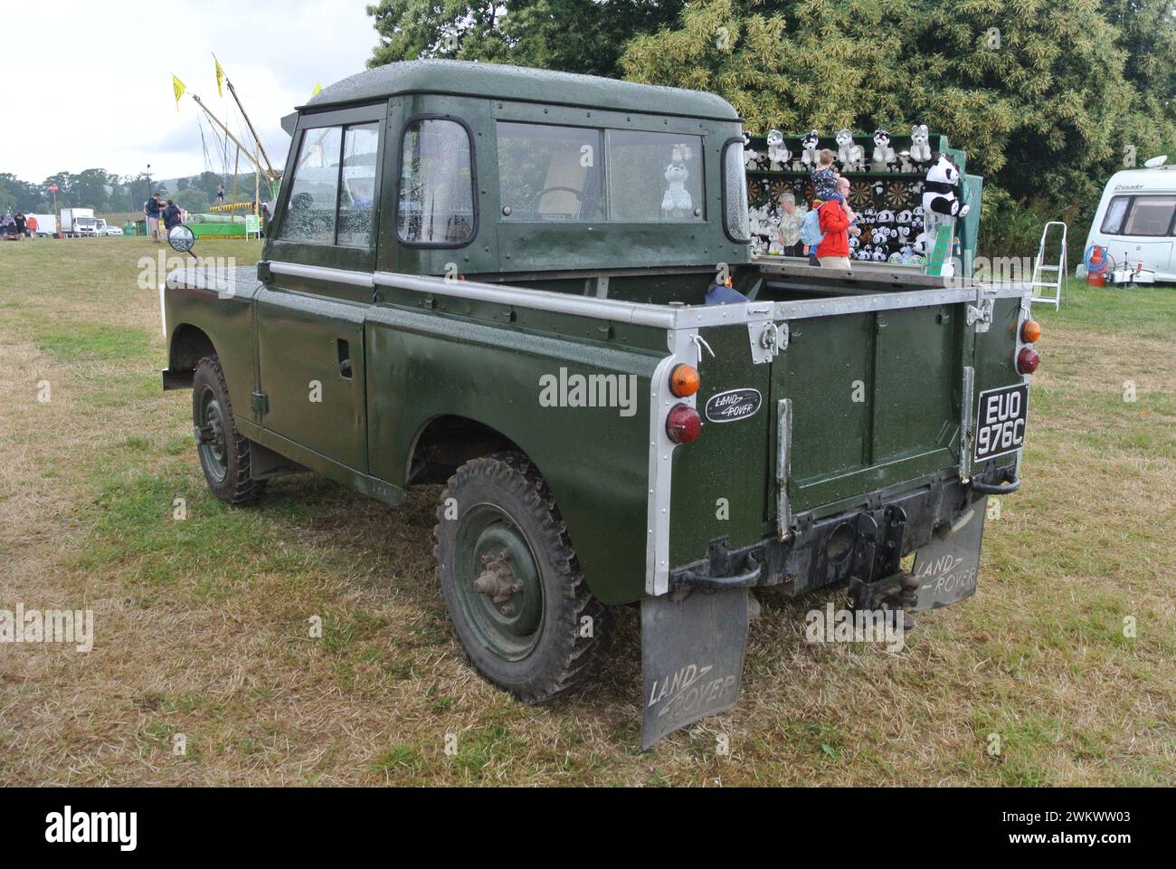 A 1965 Land Rover Series II parked on display at the 48th Historic ...