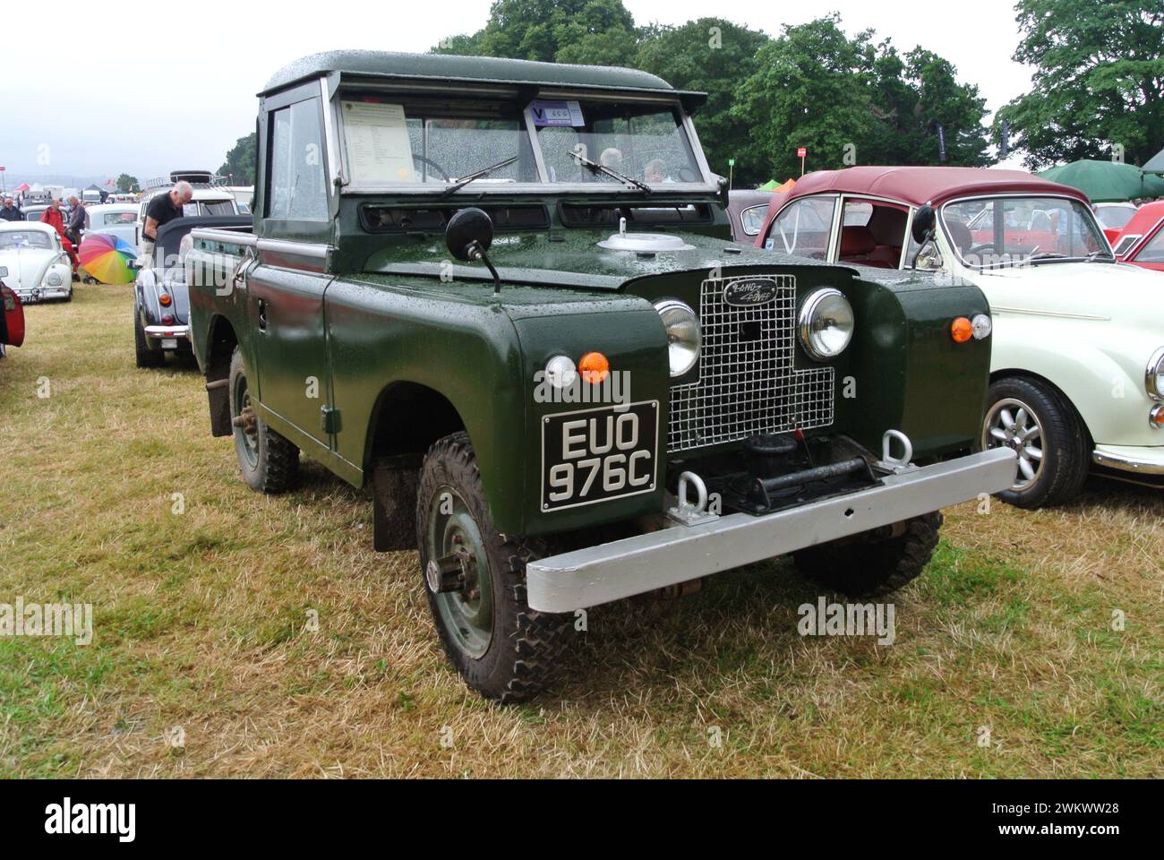 A 1965 Land Rover Series II parked on display at the 48th Historic ...