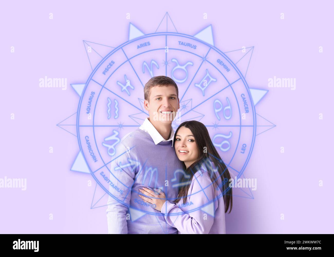 Astrology chart woman hi-res stock photography and images - Alamy