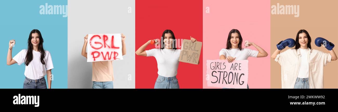 Womens history month collage hi-res stock photography and images - Alamy