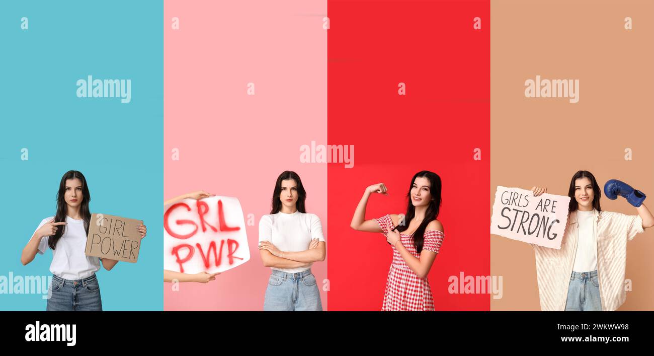 Womens history month collage hi-res stock photography and images - Alamy