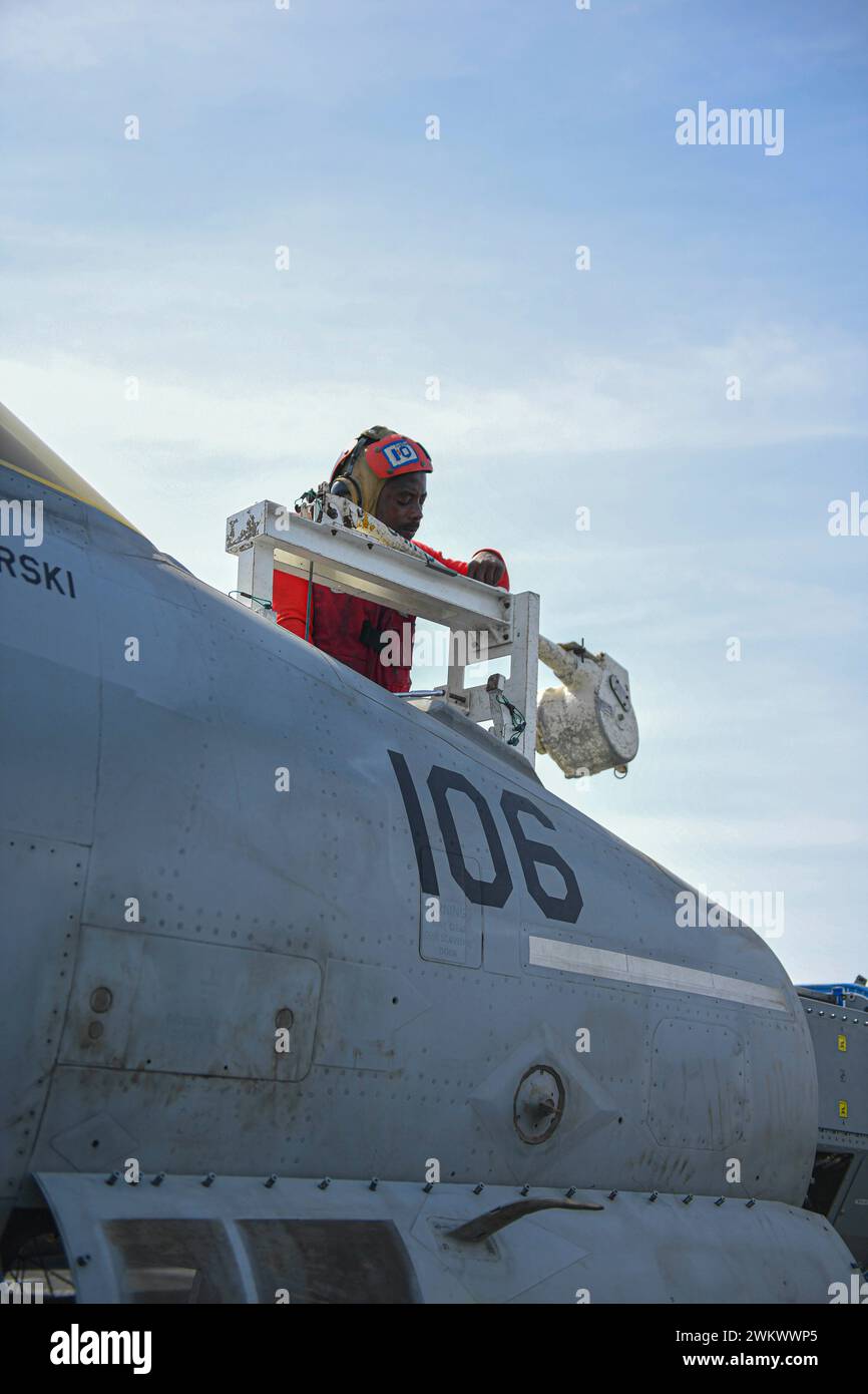 240127-N-DH019-1125 RED SEA (Jan. 27, 2024) An Aviation Ordnanceman ...