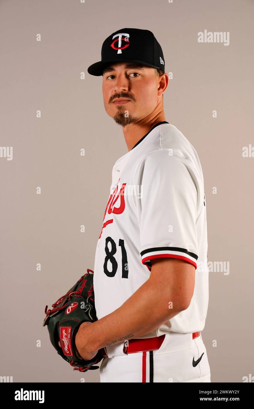 This is a 2024 photo of Jordan Balazovic of the Minnesota Twins ...