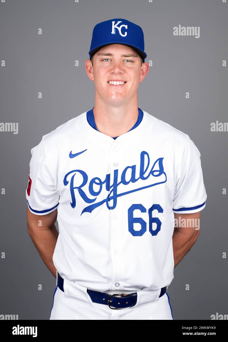 This is a 2024 photo of pitcher James McArthur of the Kansas City ...