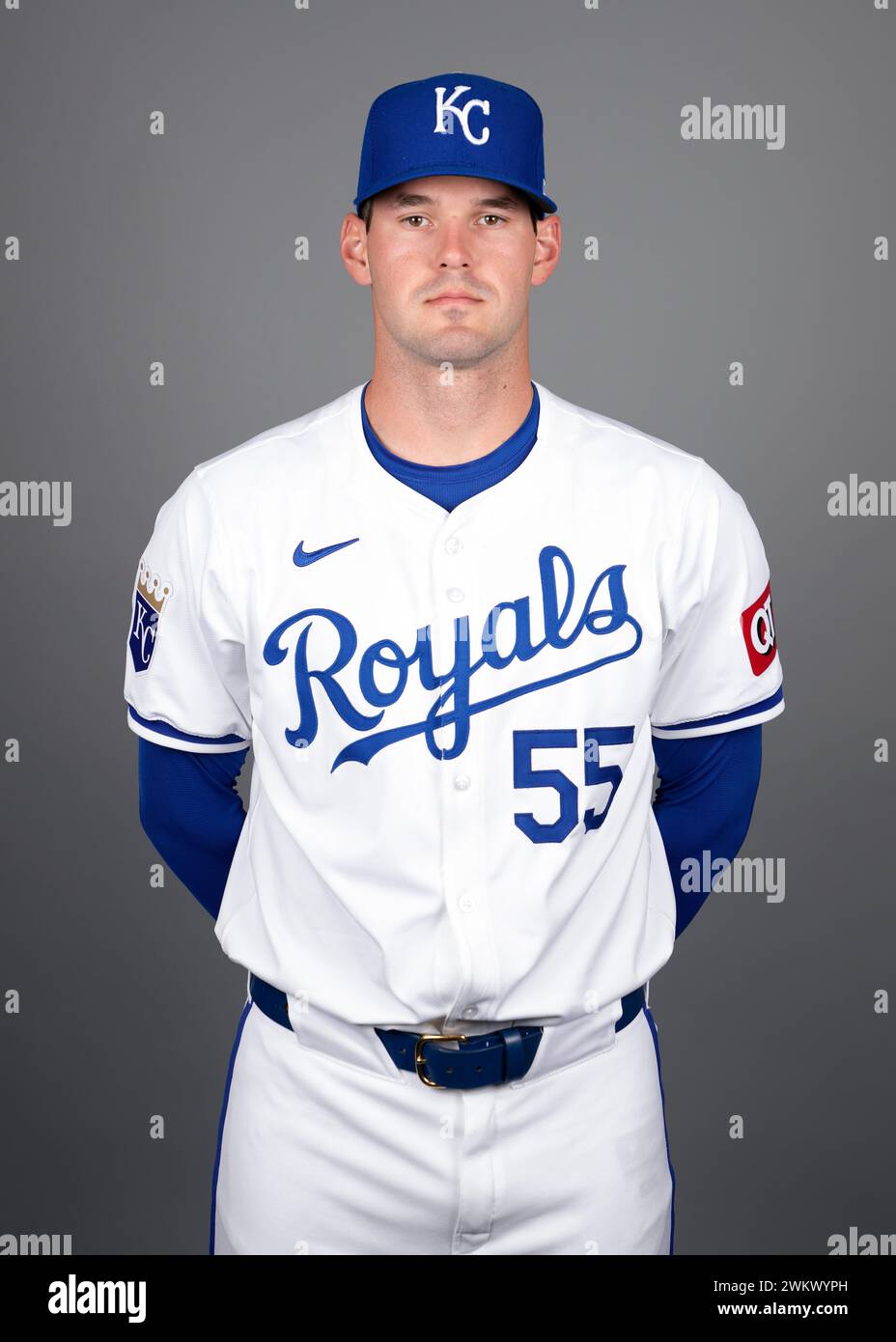 This is a 2024 photo of pitcher Cole Ragans of the Kansas City Royals ...
