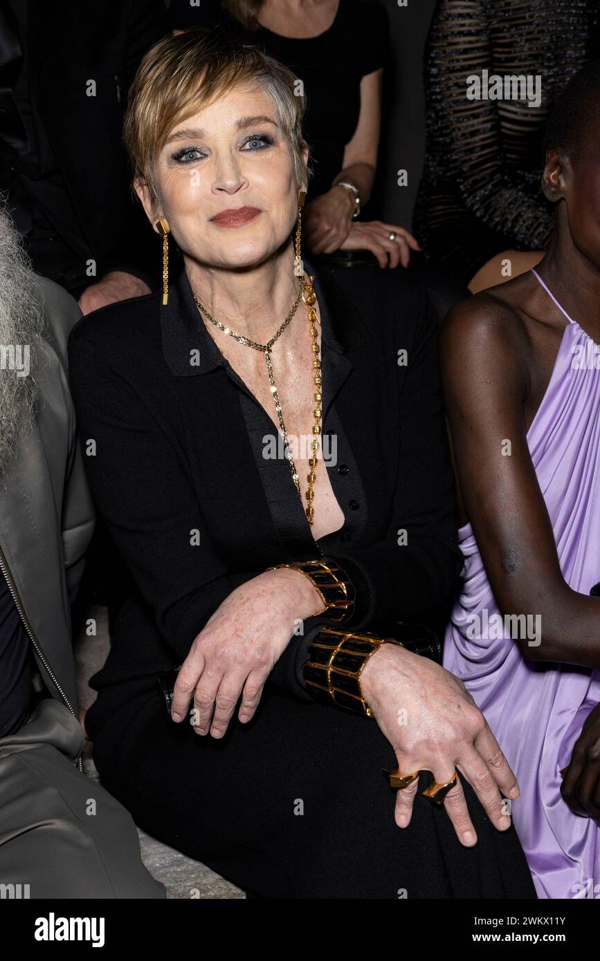 Milan, Italien. 22nd Feb, 2024. Sharon Stone attends TOM FORD Fall ...