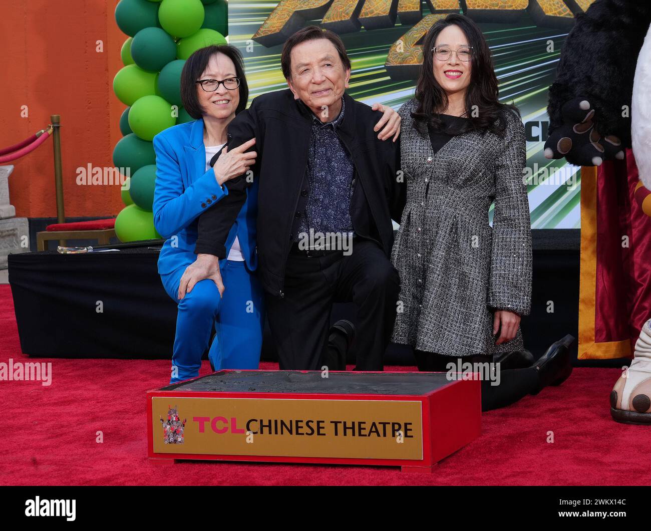 Los Angeles, USA. 22nd Feb, 2024. (L-R) Susan Hong, James Hong and ...