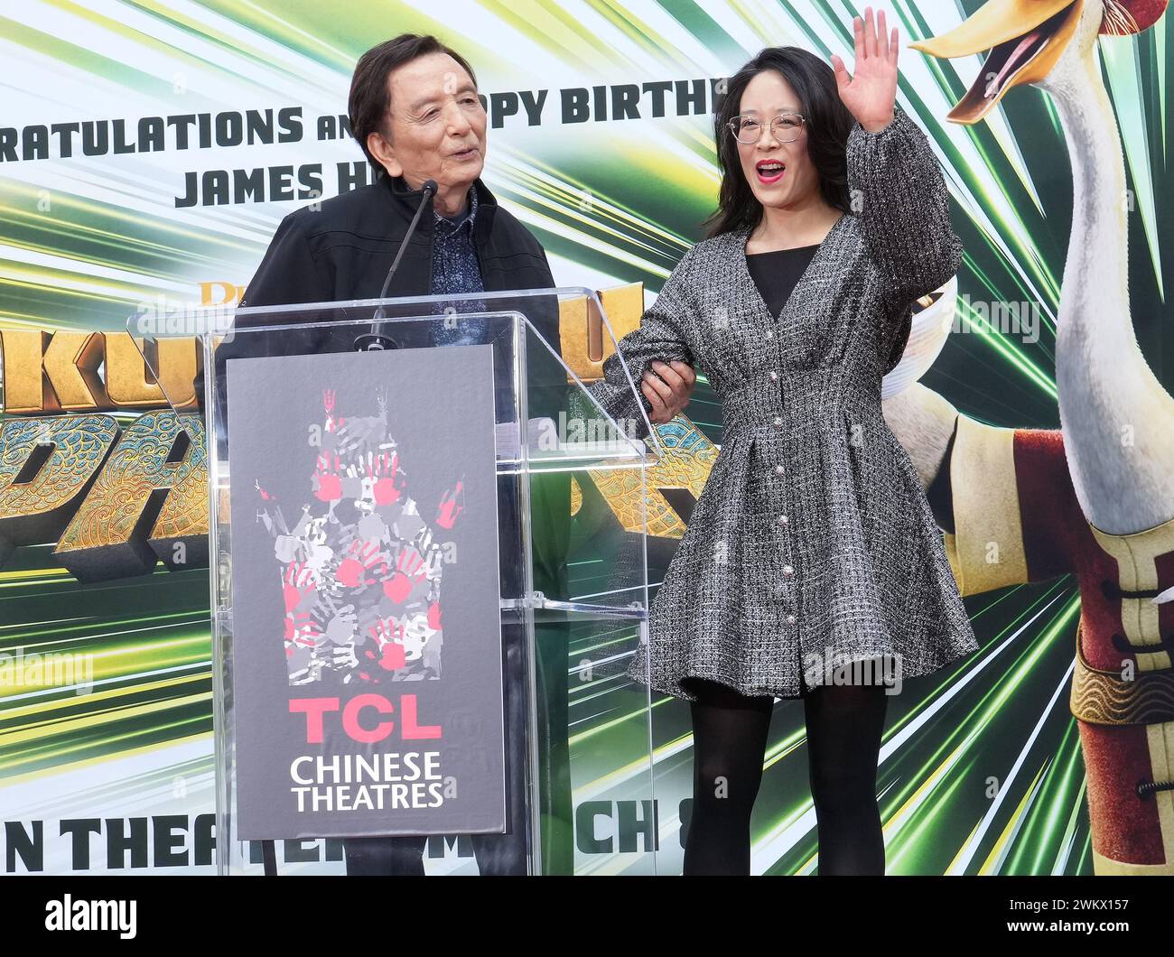 Los Angeles, USA. 22nd Feb, 2024. (L-R) James Hong and April Song at ...