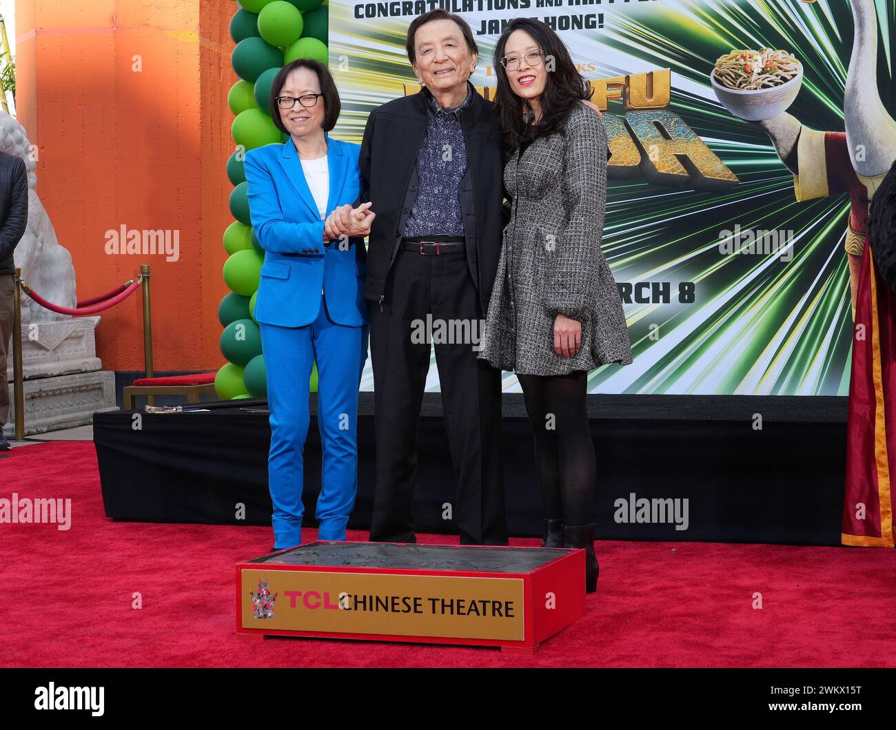 Los Angeles, USA. 22nd Feb, 2024. (L-R) Susan Hong, James Hong and ...
