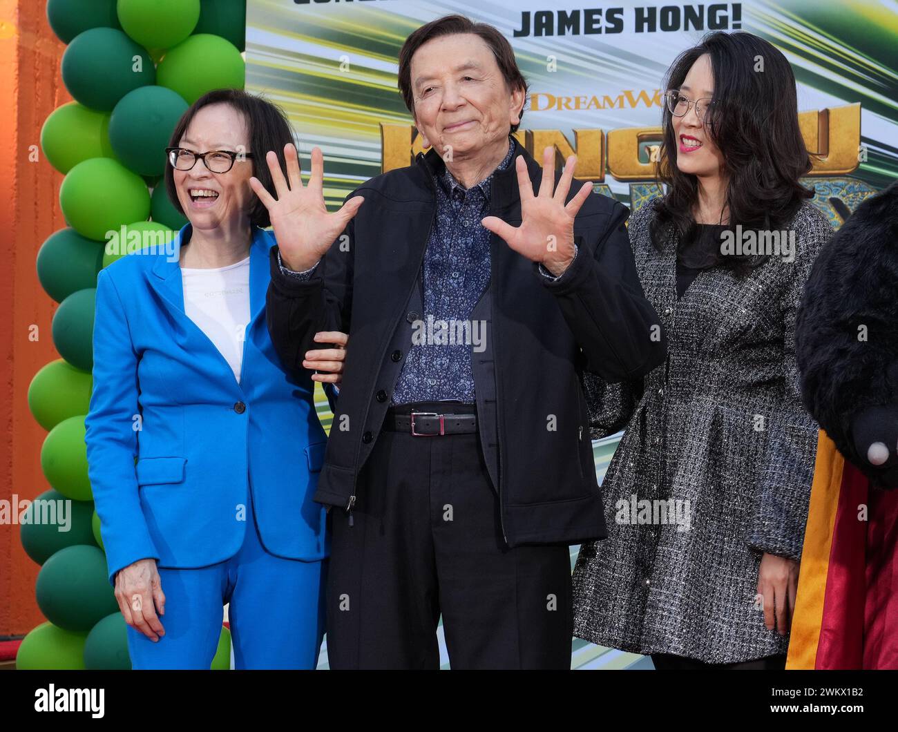 Los Angeles, USA. 22nd Feb, 2024. (L-R) Susan Hong, James Hong and ...