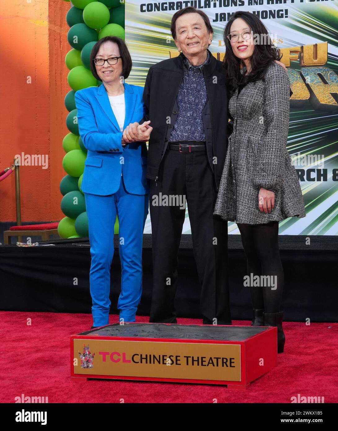 Los Angeles, USA. 22nd Feb, 2024. (L-R) Susan Hong, James Hong and ...