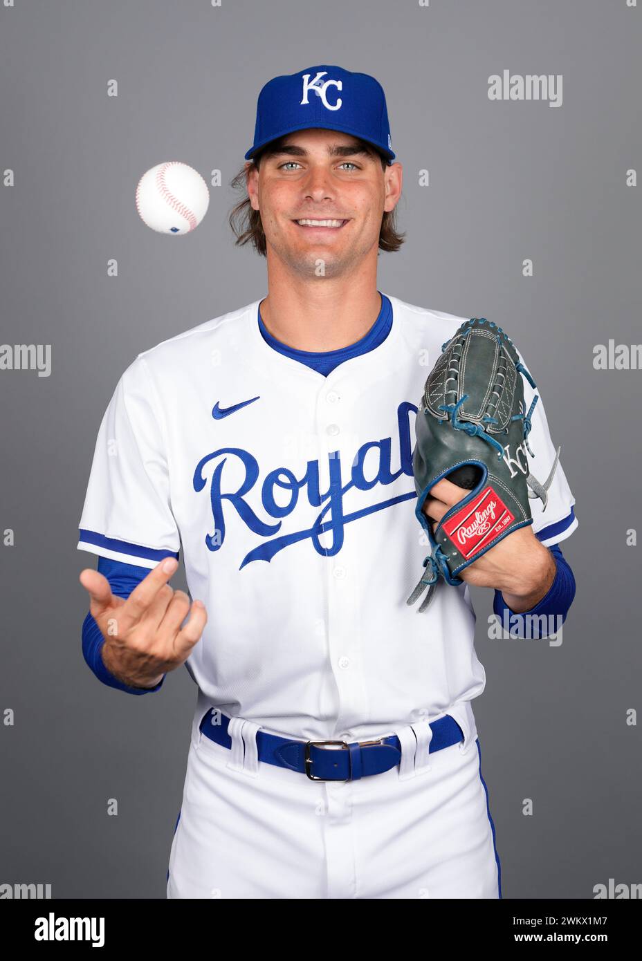 This is a 2024 photo of pitcher Beck Way of the Kansas City Royals ...