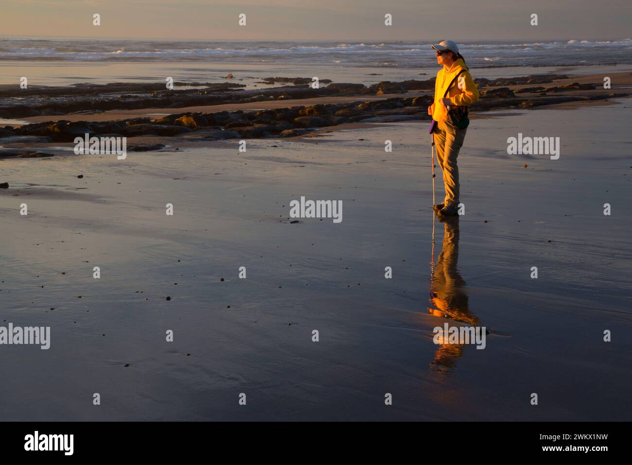 Moolack Beach, Newport, Oregon Stock Photo - Alamy