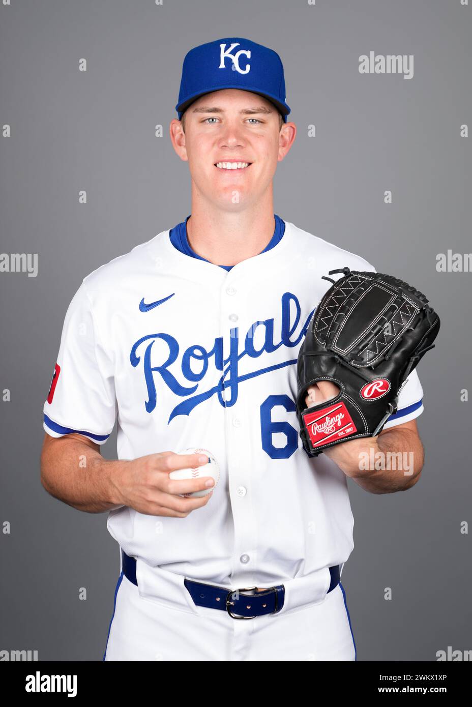 This is a 2024 photo of pitcher James McArthur of the Kansas City ...