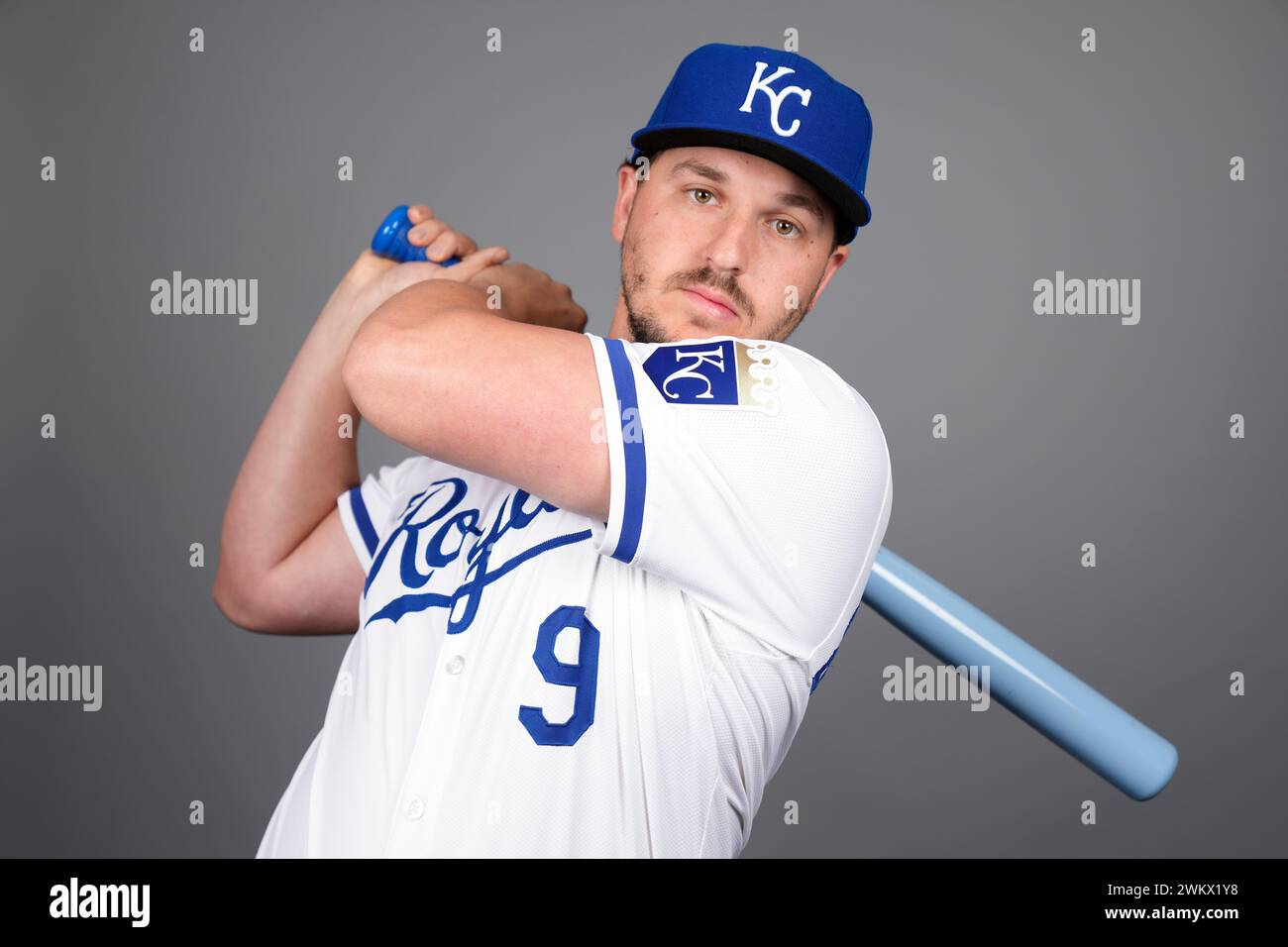 This is a 2024 photo of first baseman Vinnie Pasquantino of the Kansas ...