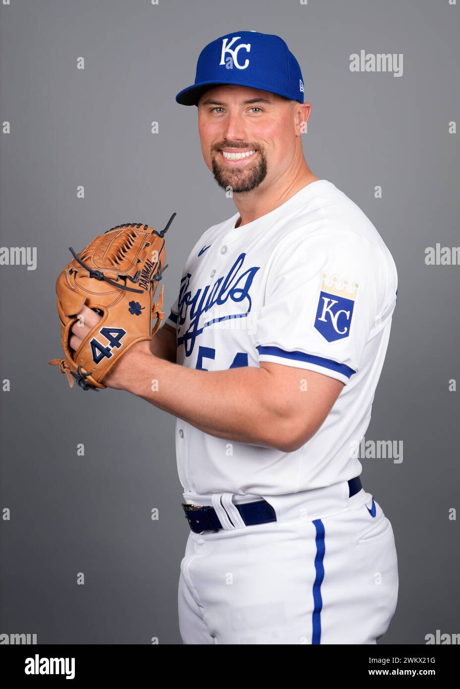 This is a 2024 photo of pitcher Dan Altavilla of the Kansas City Royals ...