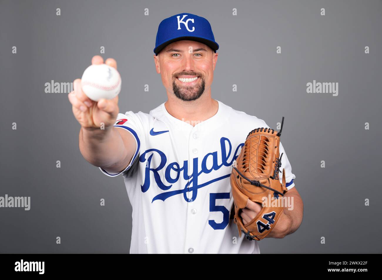 This is a 2024 photo of pitcher Dan Altavilla of the Kansas City Royals ...