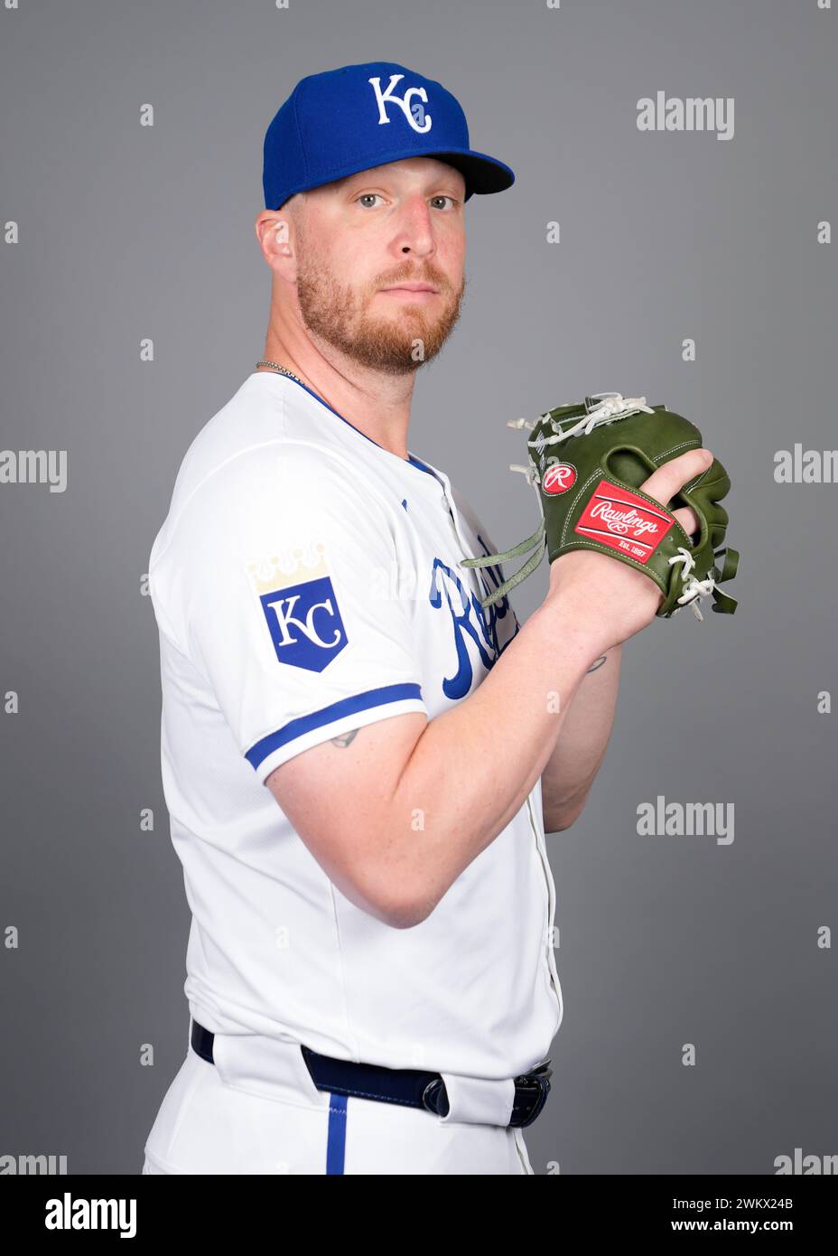This is a 2024 photo of pitcher Will Smith of the Kansas City Royals ...