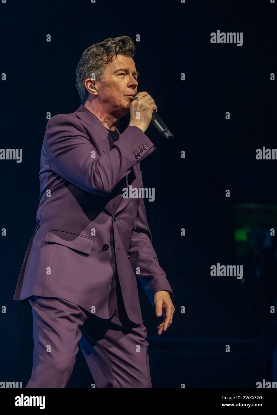 Motorpoint Arena, Nottingham, UK. 22 February 2024, Event: Rick Astley ...
