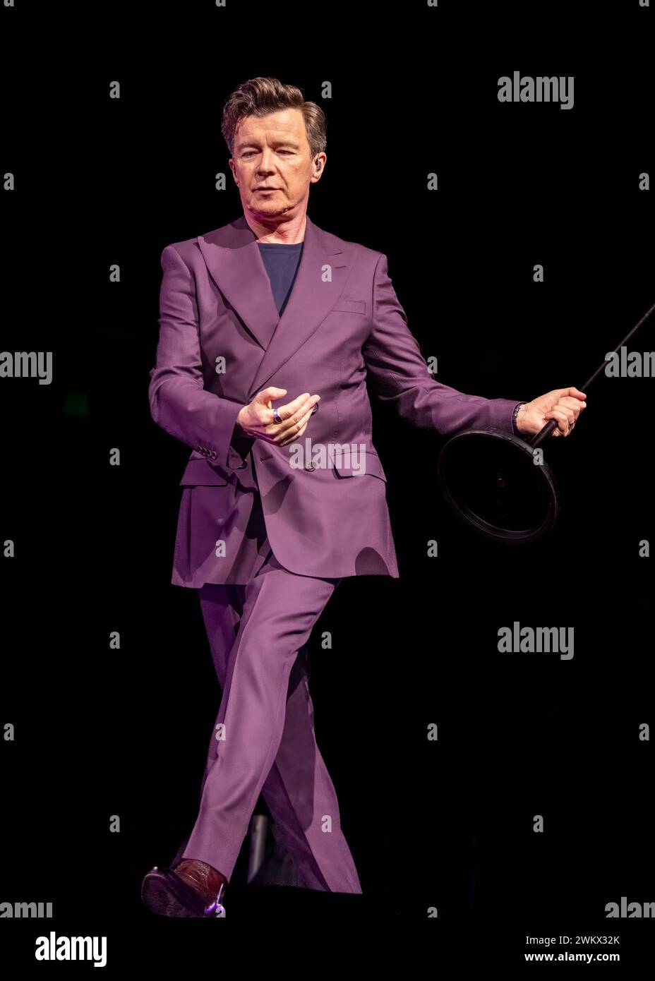 Motorpoint Arena, Nottingham, UK. 22 February 2024, Event: Rick Astley ...