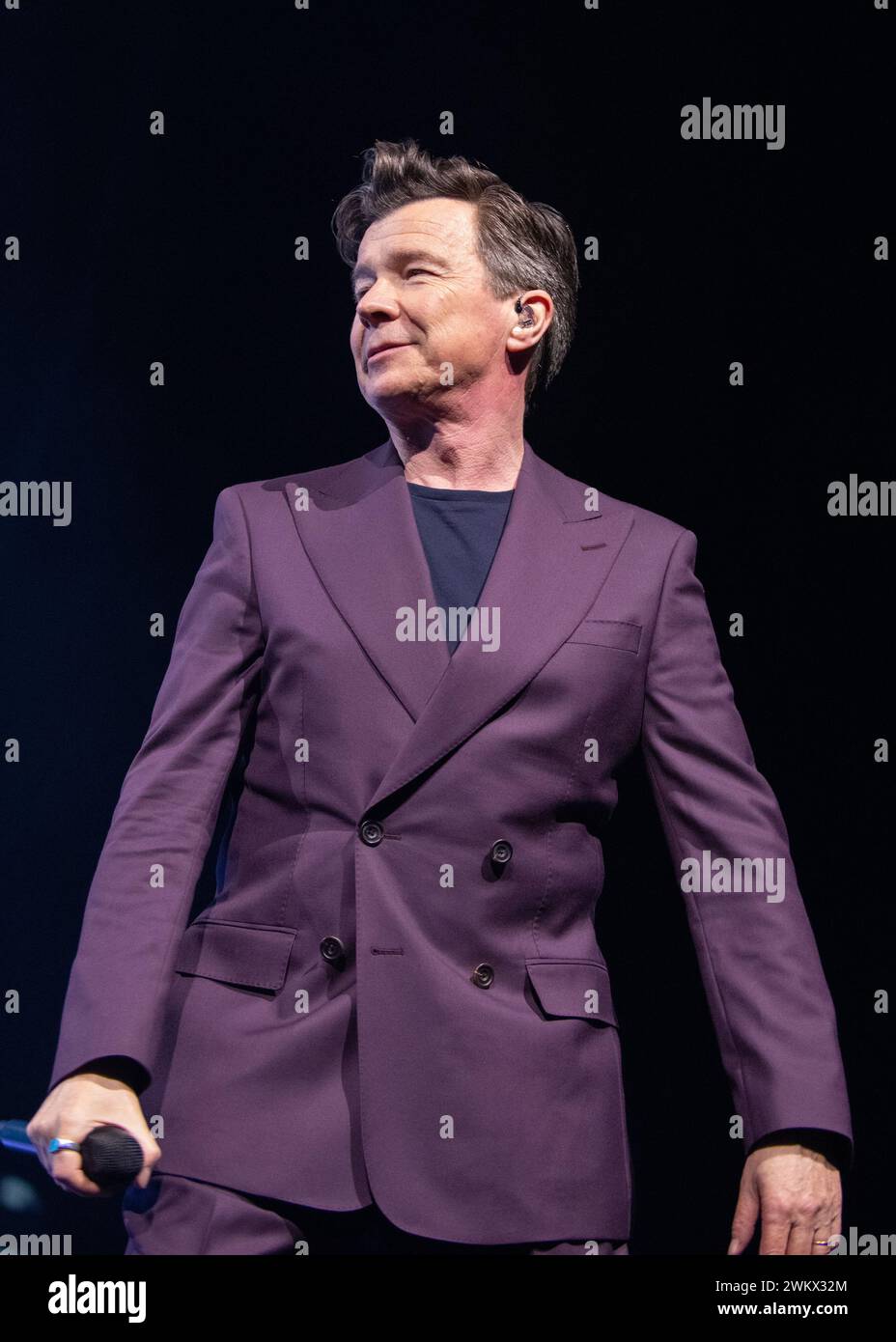 Motorpoint Arena, Nottingham, UK. 22 February 2024, Event: Rick Astley ...