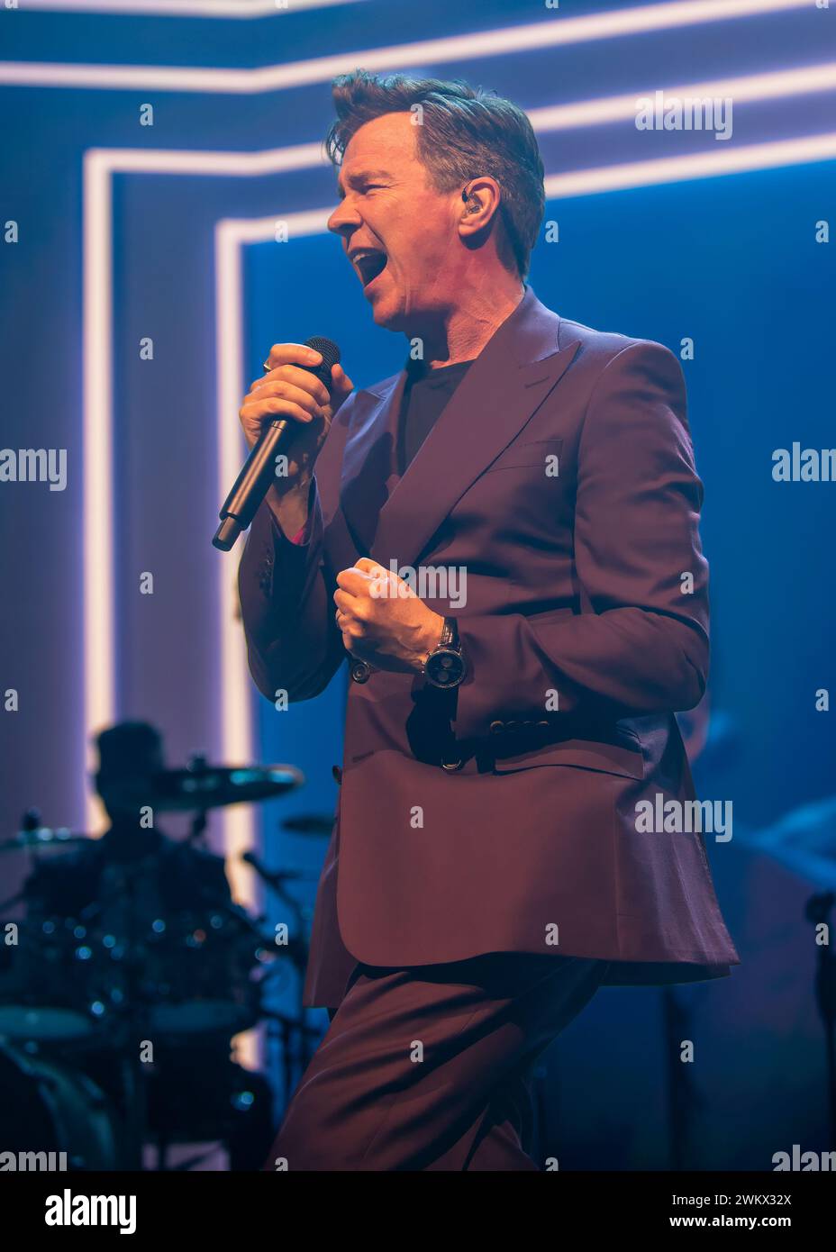 Motorpoint Arena, Nottingham, UK. 22 February 2024, Event: Rick Astley ...