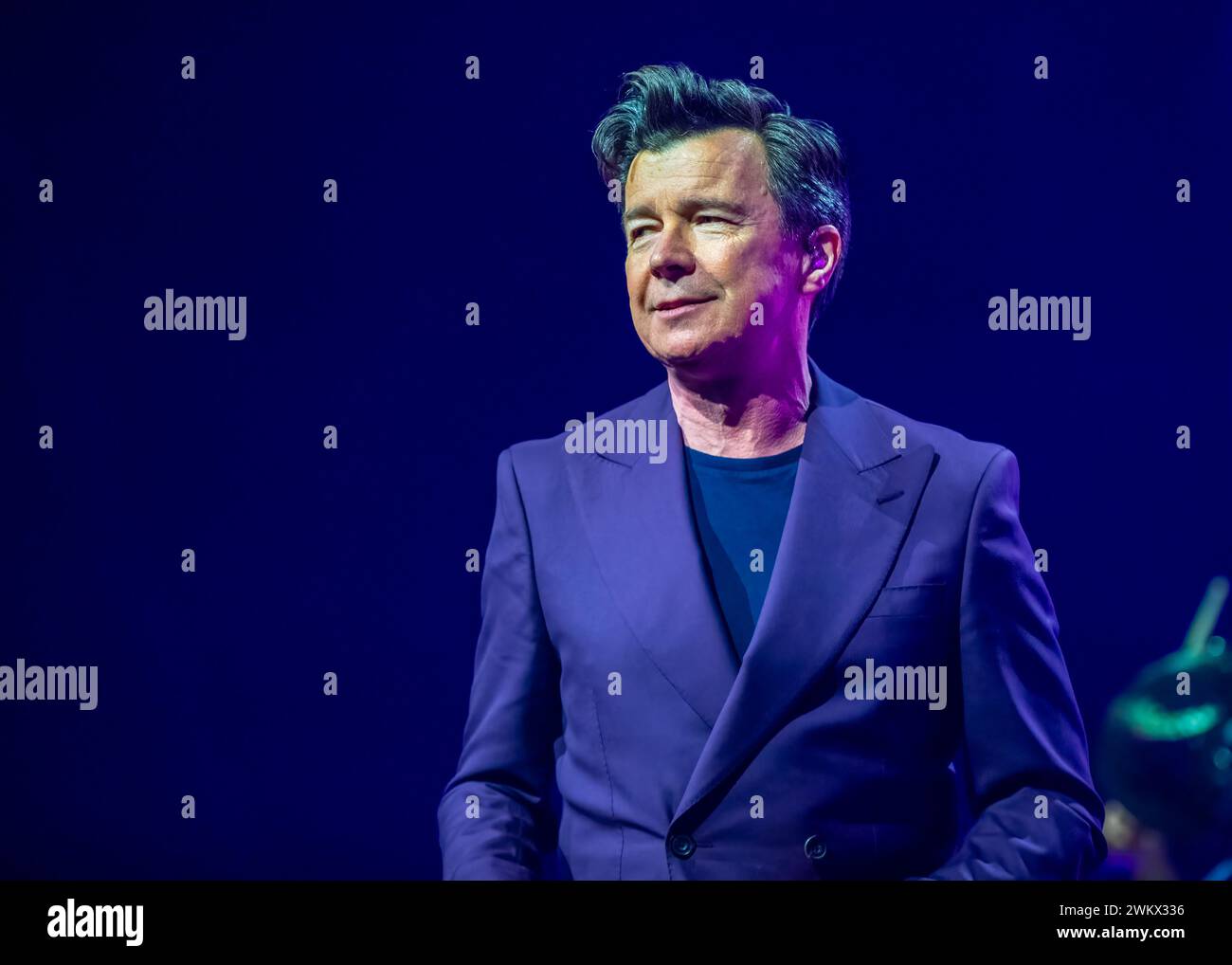 Rick astley supported by belinda carlisle hi-res stock photography and ...