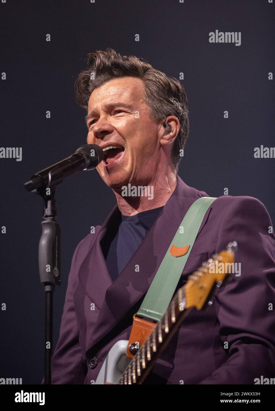 Motorpoint Arena, Nottingham, UK. 22 February 2024, Event: Rick Astley ...
