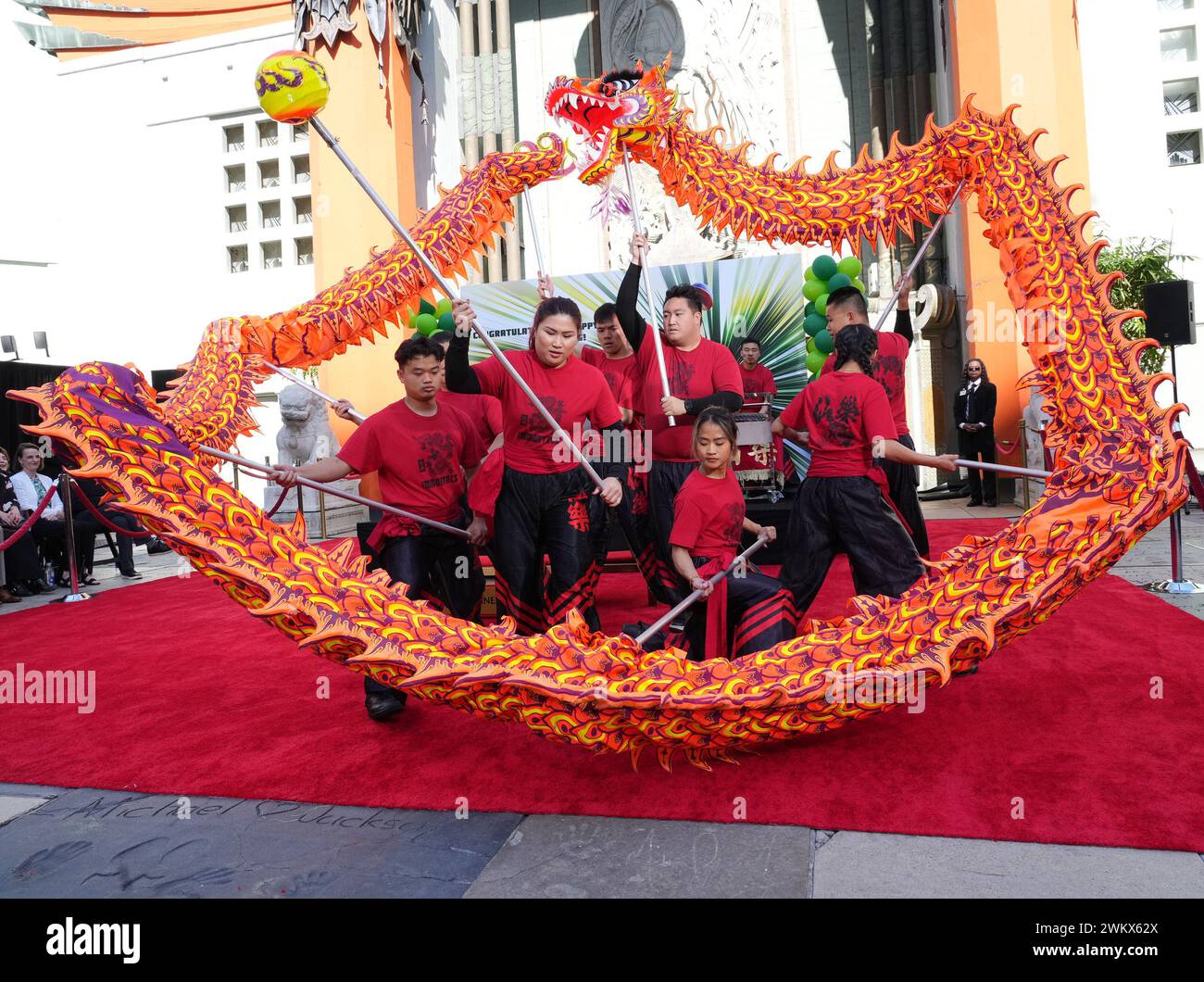 Los Angeles, USA. 22nd Feb, 2024. Immortals Dragon Dance Performance at ...