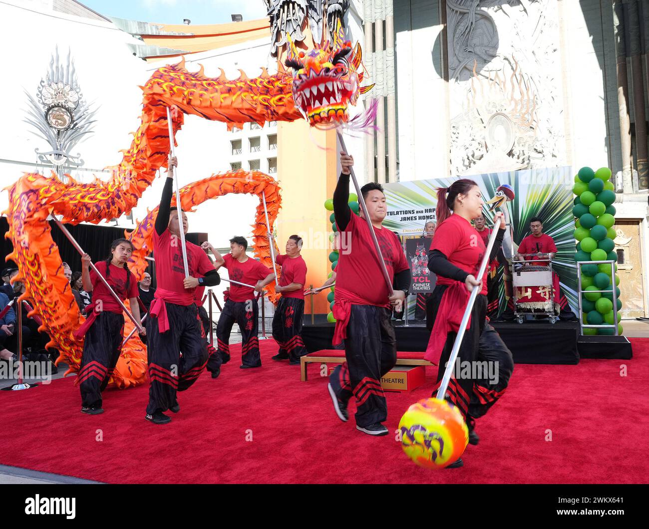 Los Angeles, USA. 22nd Feb, 2024. Immortals Dragon Dance Performance at ...
