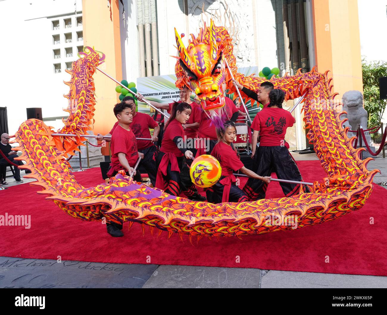 Los Angeles, USA. 22nd Feb, 2024. Immortals Dragon Dance Performance at ...