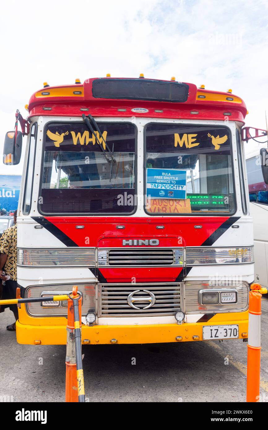 Local bus, Kings Wharf, Suva, Viti Levu, Republic of Fiji Stock Photo ...